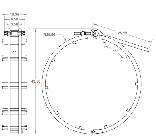 38" Standard Clamp
