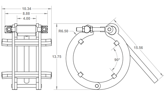 8" Standard Clamp